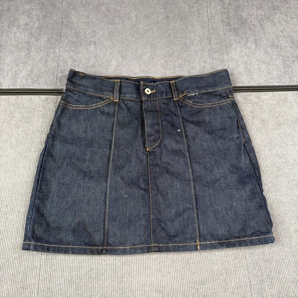 GAP | Skirts | Vintage Ywk Gap Denim Skirt Sample Dark Indigo Mini ...
